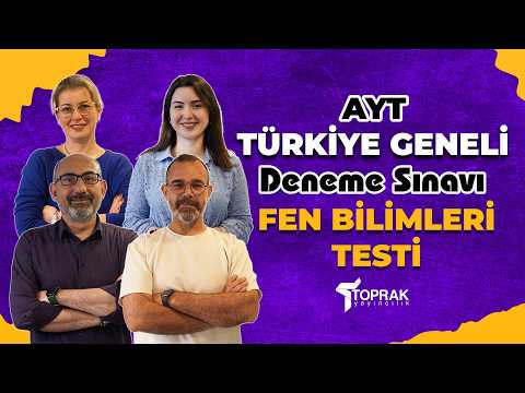 TG202606 NO'LU AYT TÜRKİYE GENELİ DENEME SINAVI - FEN BİLİMLERİ TESTİ
