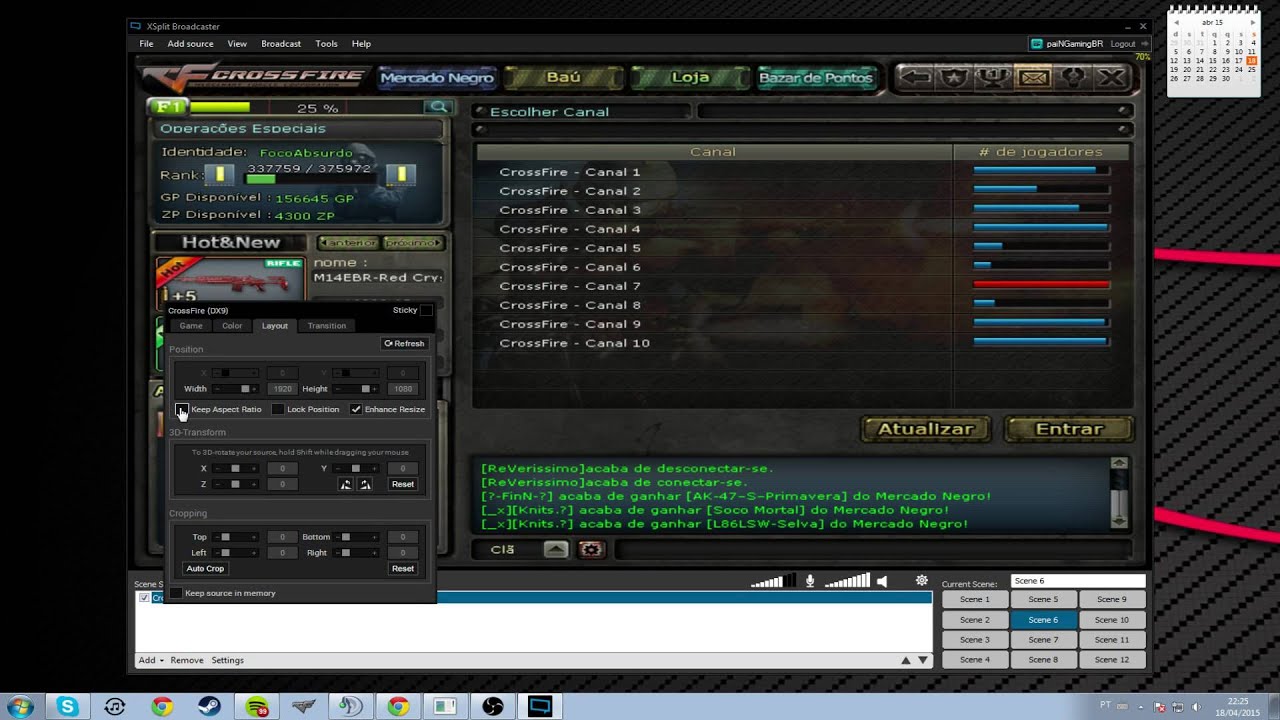 Tutorial de como fazer stream pelo xsplit by BRUNAO - YouTube