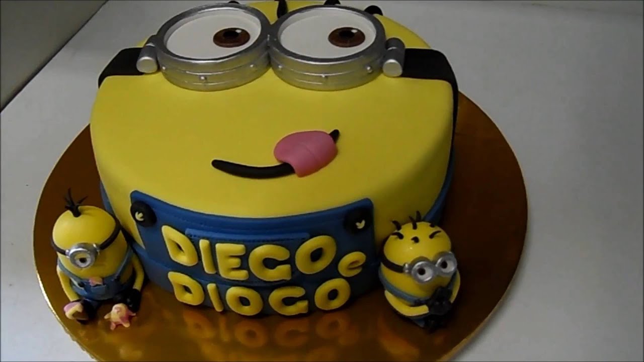 Bolo Minions (Minion's Cake) - YouTube
