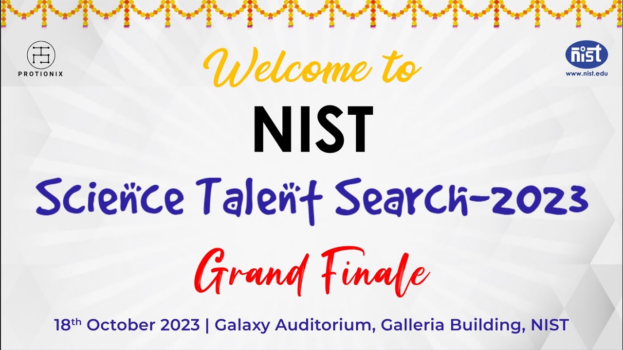 Inaugural Ceremony of the Grand Finale of NIST Science Talent Search ...