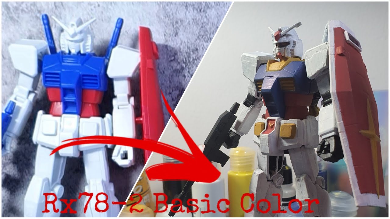 Sơn Gunpla Caravan Kit HG 1/144 RX 78-2 Original Colors - YouTube