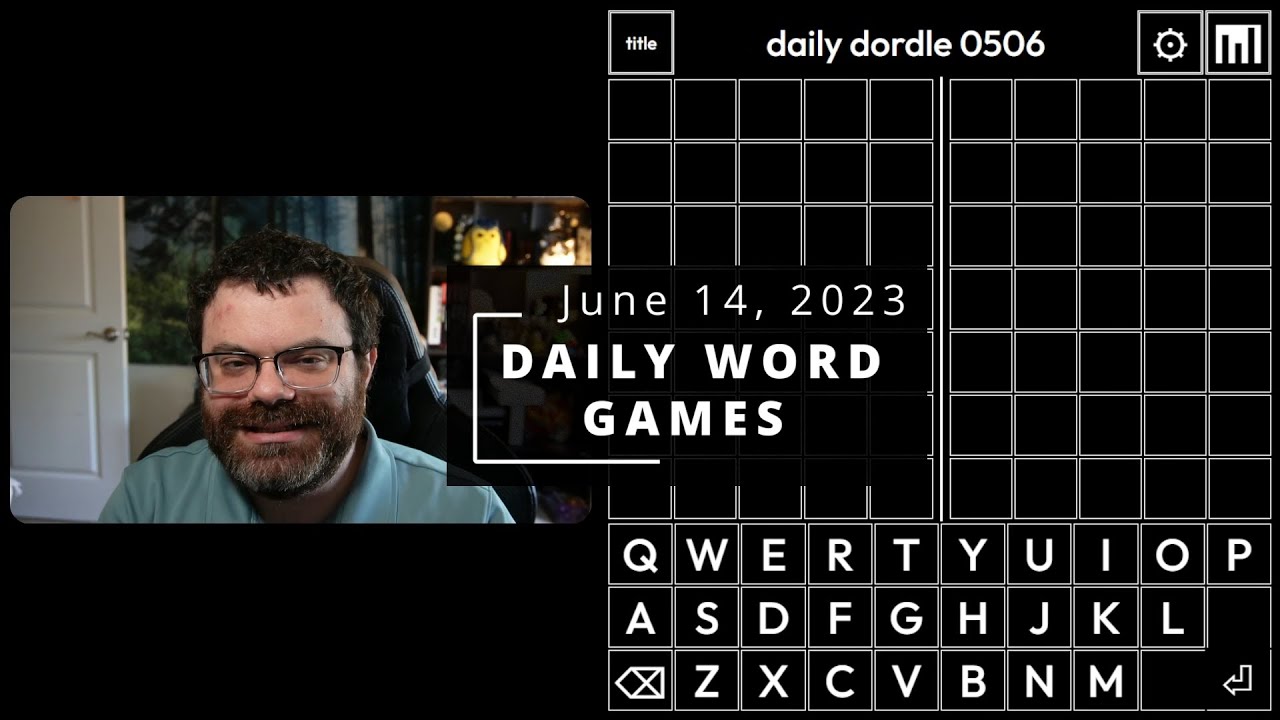 NYT Connections and other daily games! - June 14, 2023 - YouTube