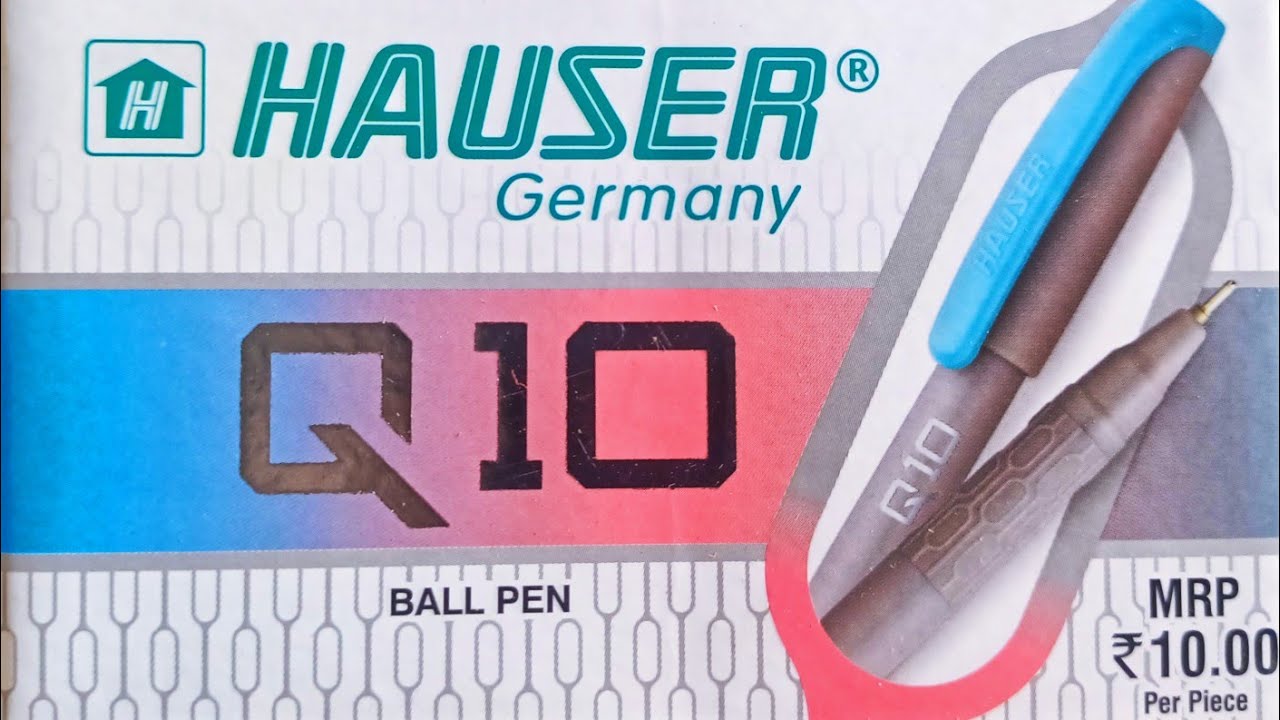 Hauser Q10 ball pen new launch Indian market, best ball pen yt ...