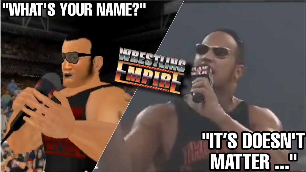 Recreating funny WWE Moments in Wrestling Empire (Part 1) - YouTube