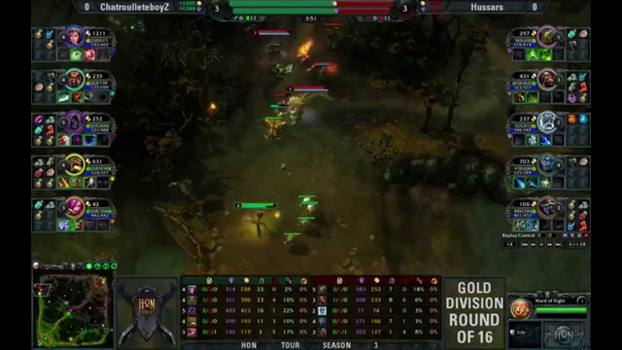 HTS3 Gold Cycle 4 Ro16 cZ vs. Huss Game 1 - YouTube