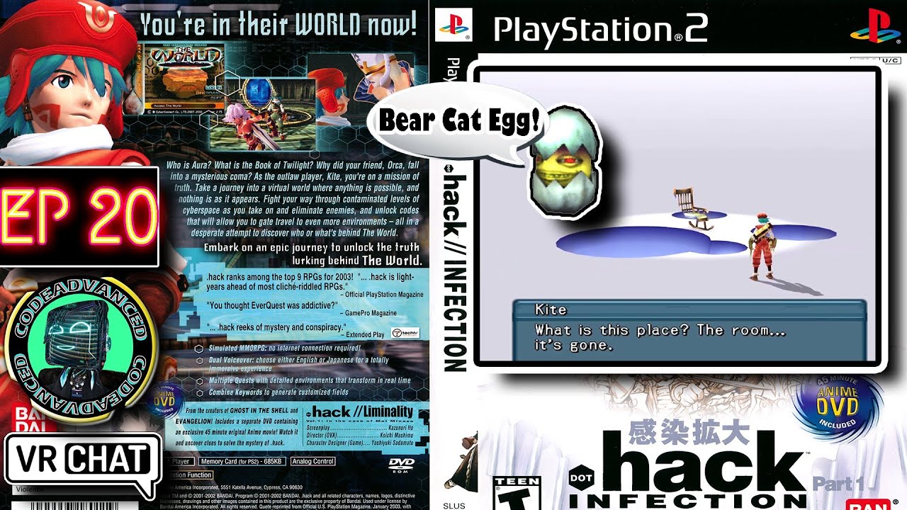 "The Secret Room" Dot Hack Infection | Episode 20 | Classic Ps2 JRPG ...