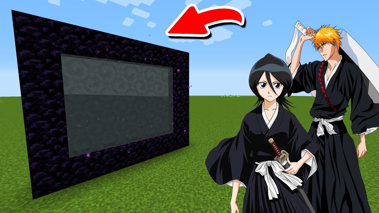 How To Make A Portal To The BLEACH Dimension in Minecraft - YouTube
