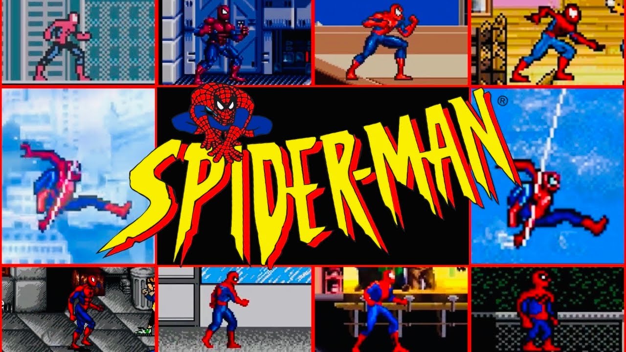 Spider-Man Games on Retro Consoles Comparison|NES|GB|GBC|GBA|SMD|GG ...