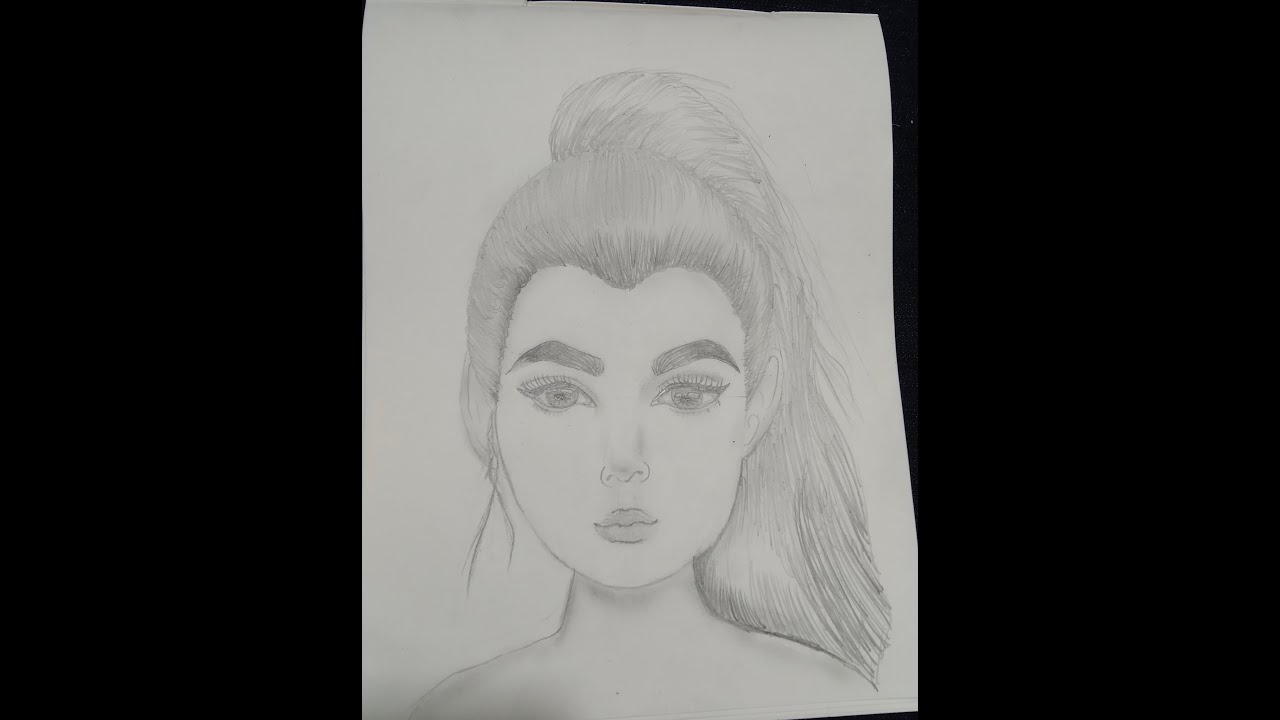 How to draw Cute Girl Face - step by step || Drawing Tutorial for ...