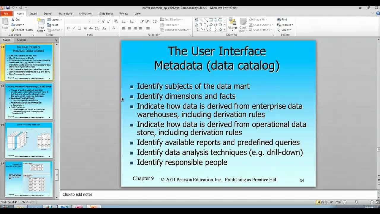Ch 9 - User Interface Metadata - YouTube