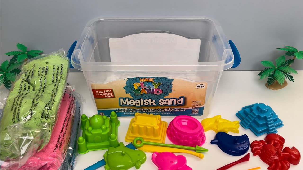 MAGIC PLAY SAND and forms!!! Bird, penguin, dolphins, elephant, crab ...