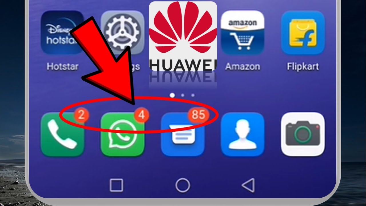 Change Apps Badge Setting in Huawei - YouTube