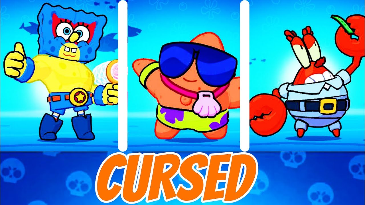 BRAWLERS with their different skin animation are CURSED😳💀👻 Brawl Stars⭐ ...