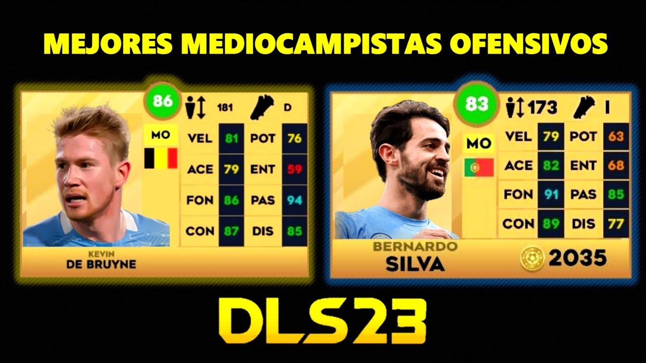 DLS 23 | MEJORES MEDIOCAMPISTAS OFENSIVOS ft. De bruyne, eriksen TOP 20 ...
