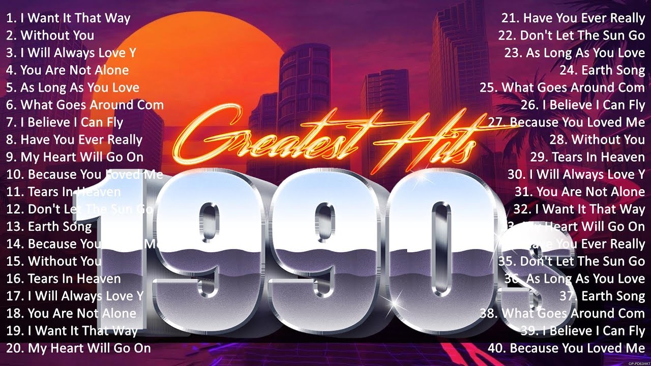 90's Pop Greatest Hits ~ The 90's Pop Hits ~ 90's Playlist Greatest ...