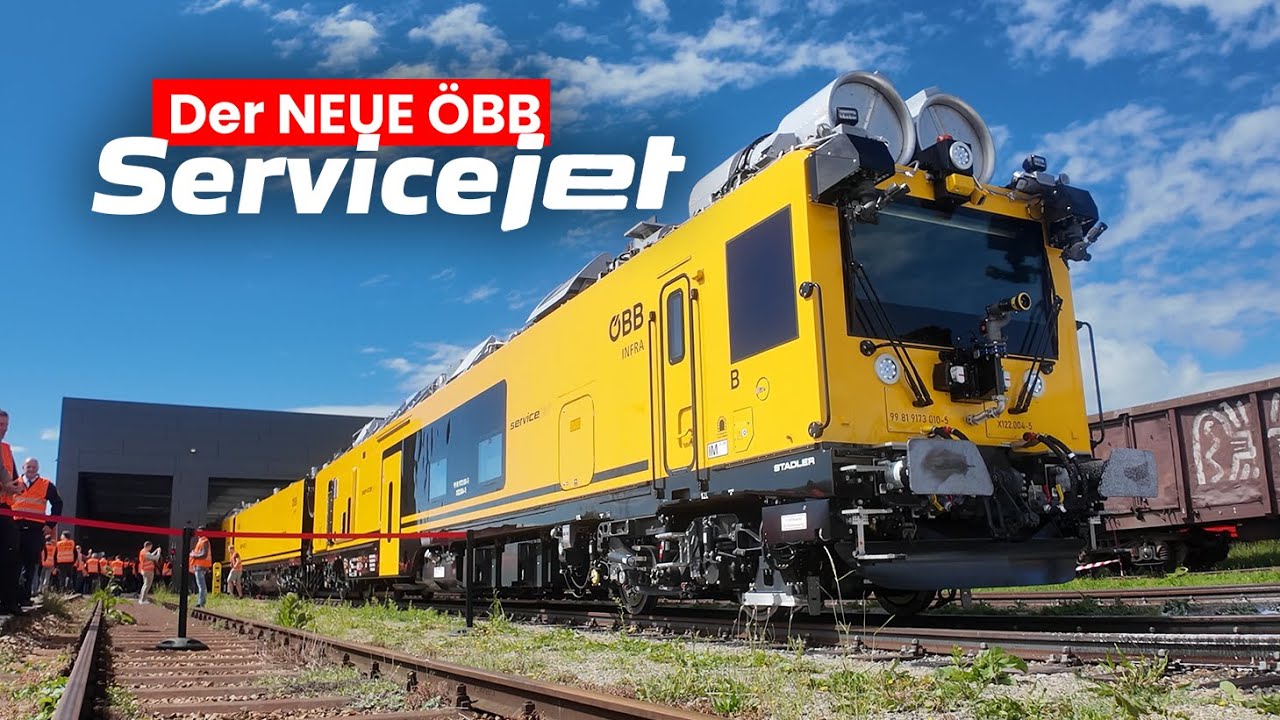 Der NEUE hybride ÖBB Servicejet: Rettung, Evakuierung und Arbeitszug in ...