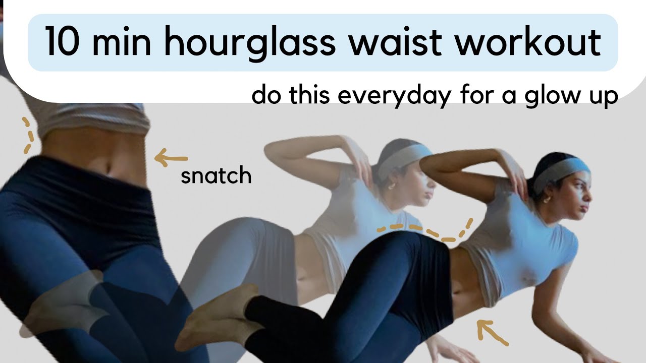 10 MIN EVERYDAY HOURGLASS WAIST WORKOUT | no repeat | slim waist | fat ...