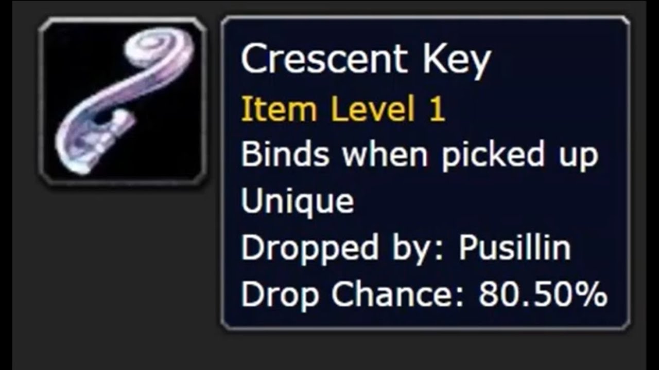 World of Warcraft - WOTLK - Crescent Key (Dire Maul) - YouTube
