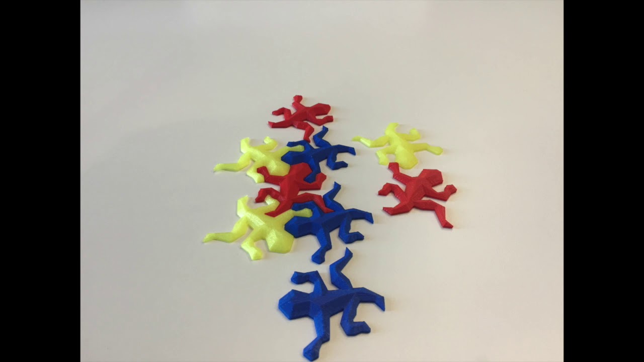 Lizard tessellation - YouTube
