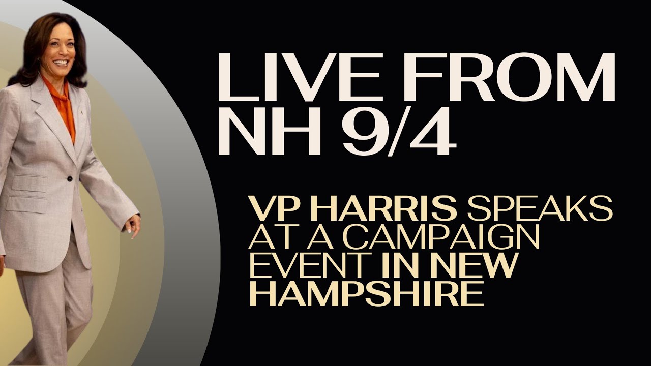 LIVE: Kamala Harris in New Hampshire - YouTube