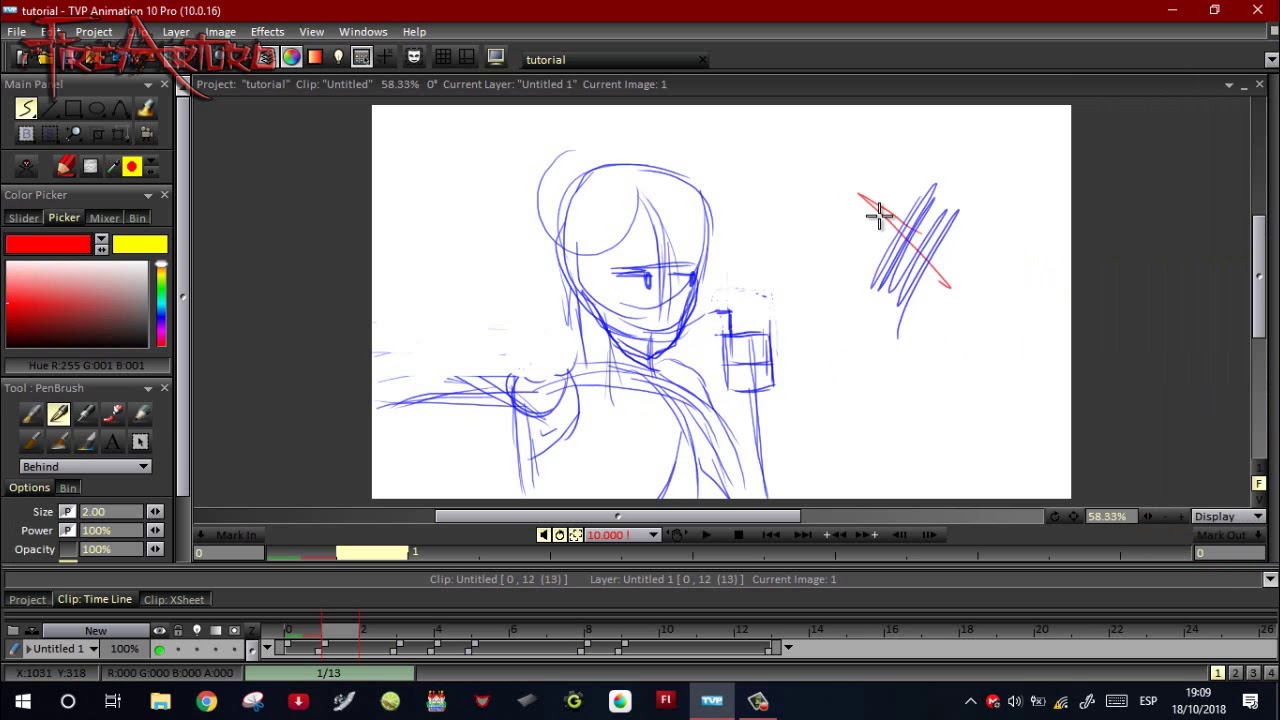 Tutorial #7 TVpaint Animator 10 pro: Herramientas RGB #FireArturo - YouTube