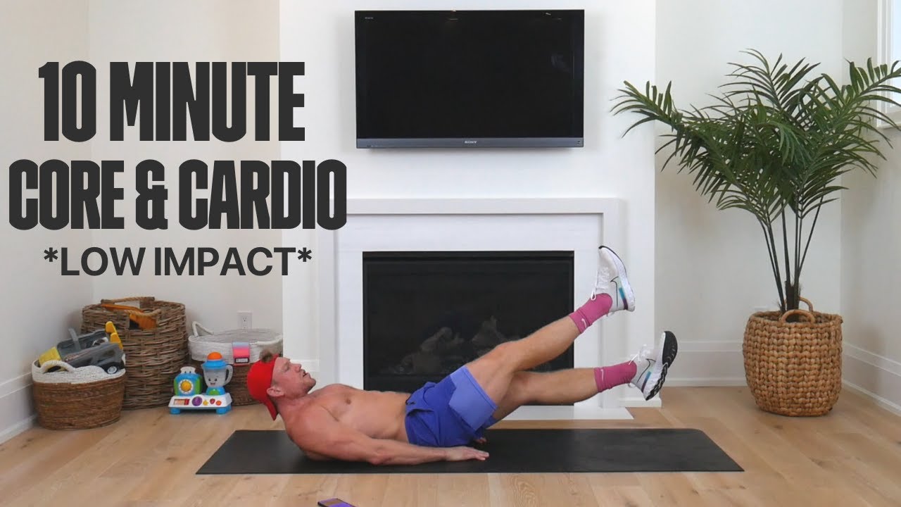 10 MIN FAT BURNING CARDIO AND CORE (NO JUMPING) - YouTube