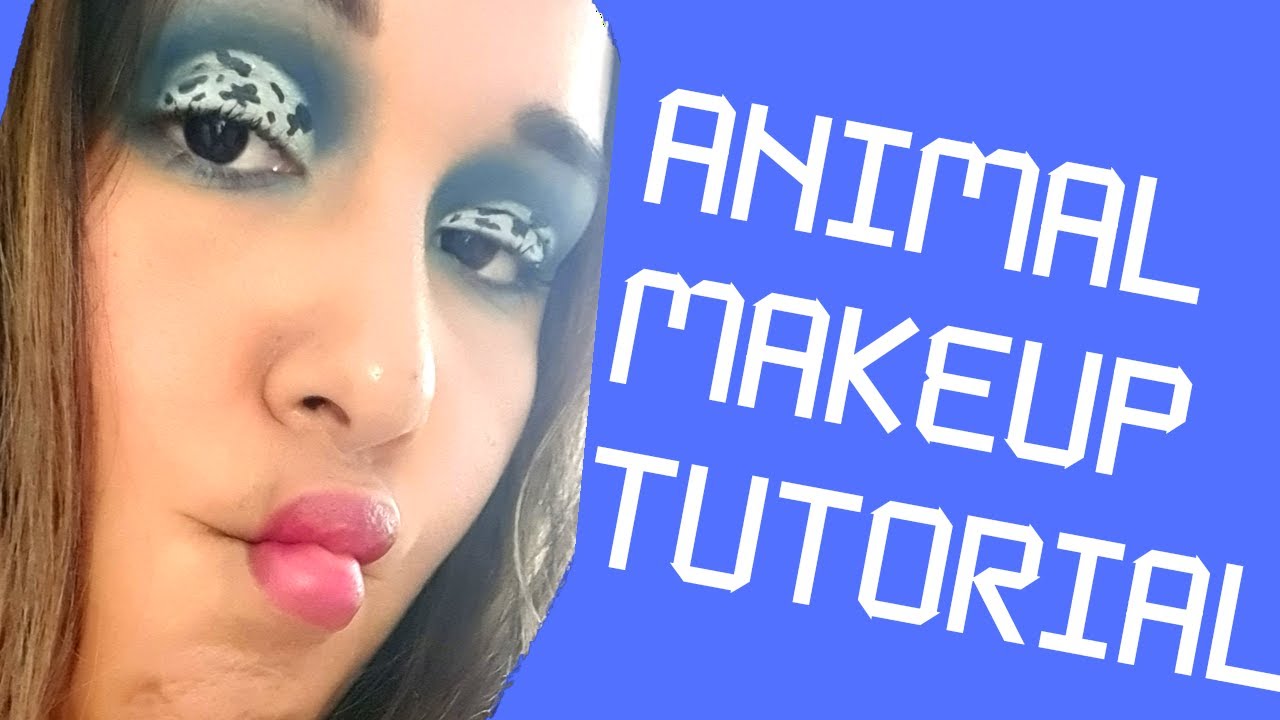 ANIMAL LOOK MAKEUP TUTORIAL / ANIMAL PRINT || OH MY LASH! - YouTube