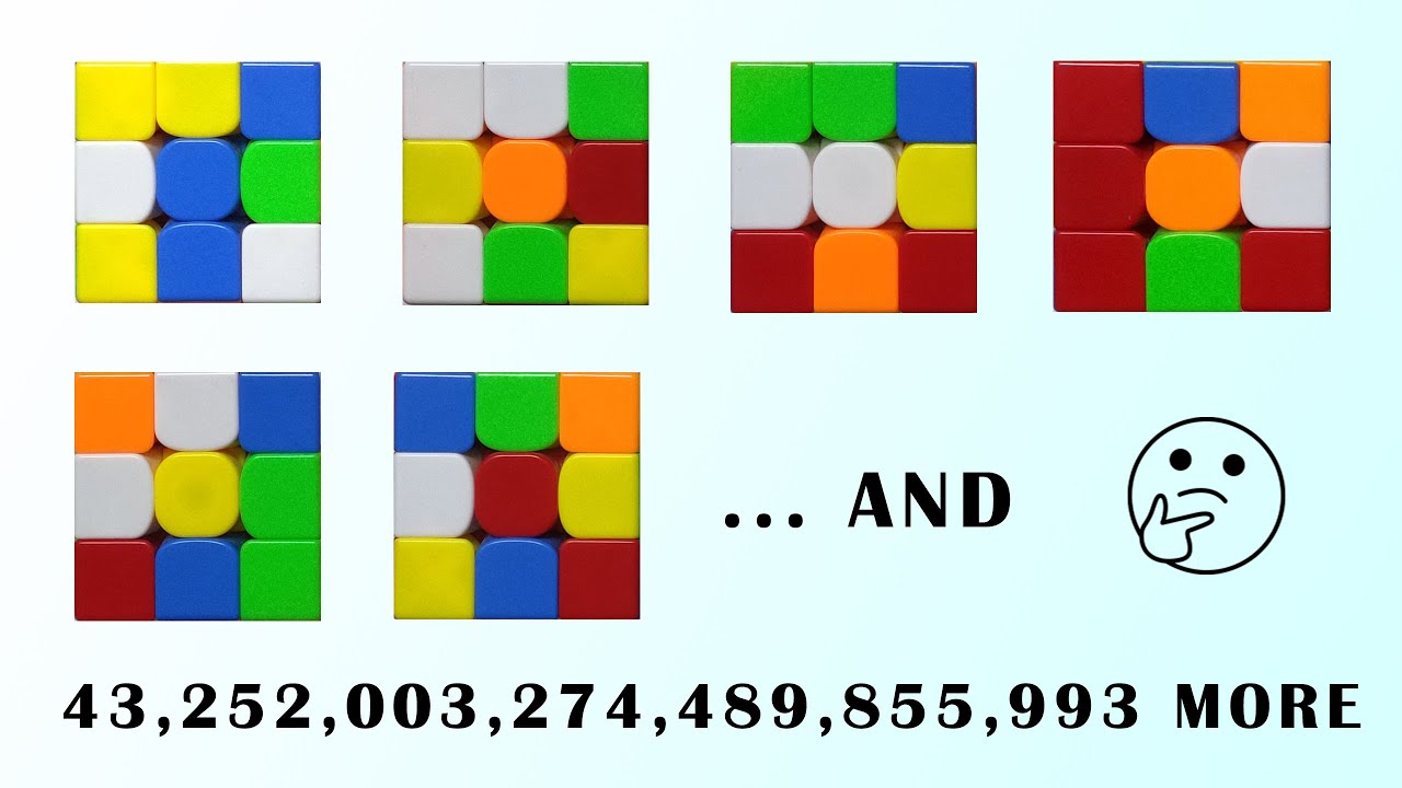 43 Quintillion patterns of Rubik's cube - YouTube