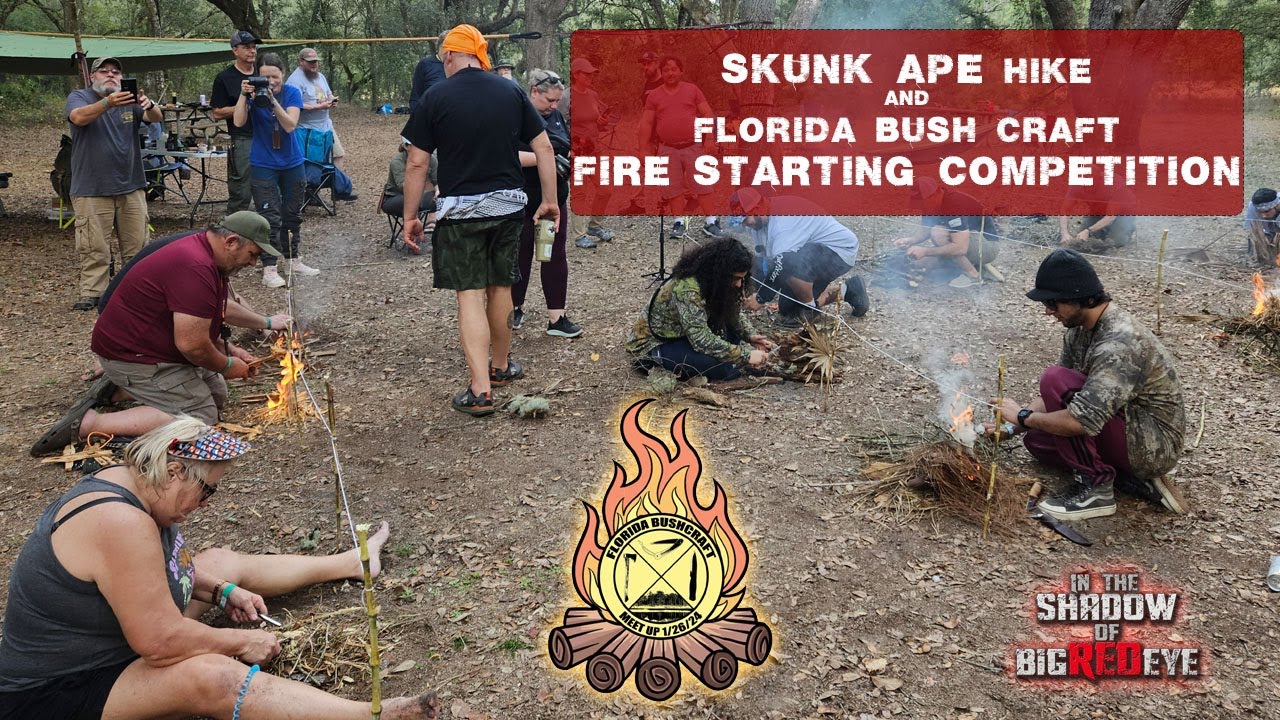 Skunk Ape Hike and Fire Starting Competition - YouTube