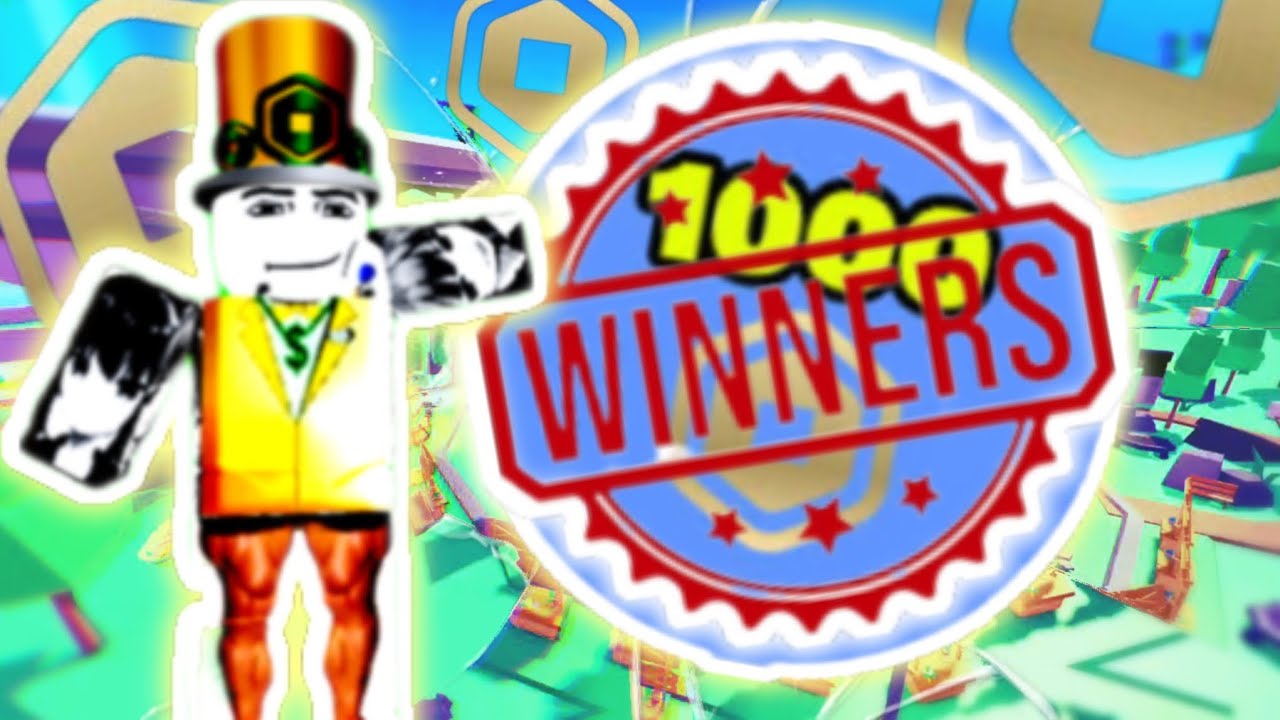 GIVEAWAY WINNERS!! | PLS DONATE | Roblox - YouTube