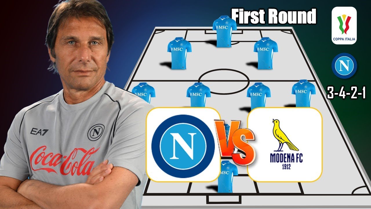 Napoli VS Modena | NAPOLI POTENTIAL STARTING LINEUP Coppa Italia ...