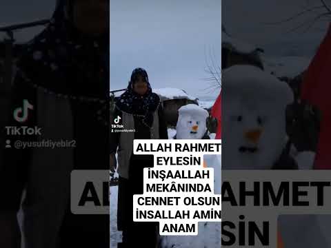 Anam Allah rahmet eylesin mekanı cennet olsun inşallah 🙏🙏