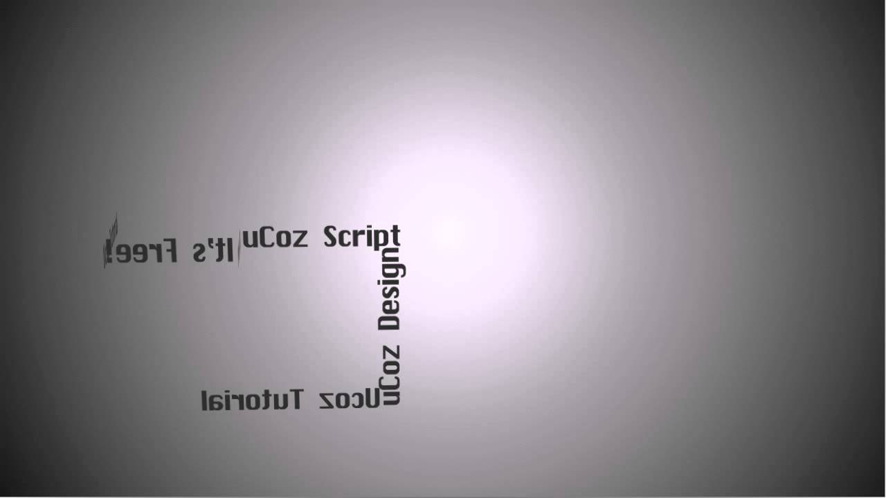 Ucoz Tutorial - YouTube