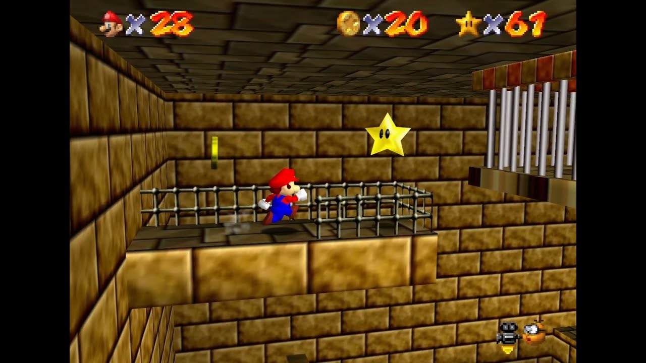 [Nintendo 64] Super Mario 64 Walkthrough [060] - Inside The Ancient ...