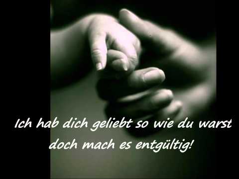 Und im Endefekt hast du mich nie verdient