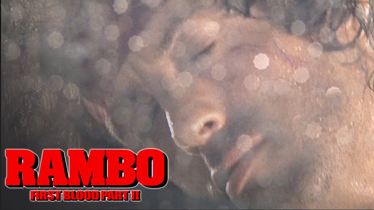 'Does Rambo Survive Fiery Chopper Fight?' Scene | Rambo: First Blood ...
