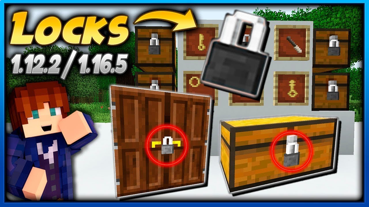 CANDADOS, LLAVES Y GANZÚAS (Locks Mods) | MINECRAFT MODS (1.12.2 - 1.16 ...