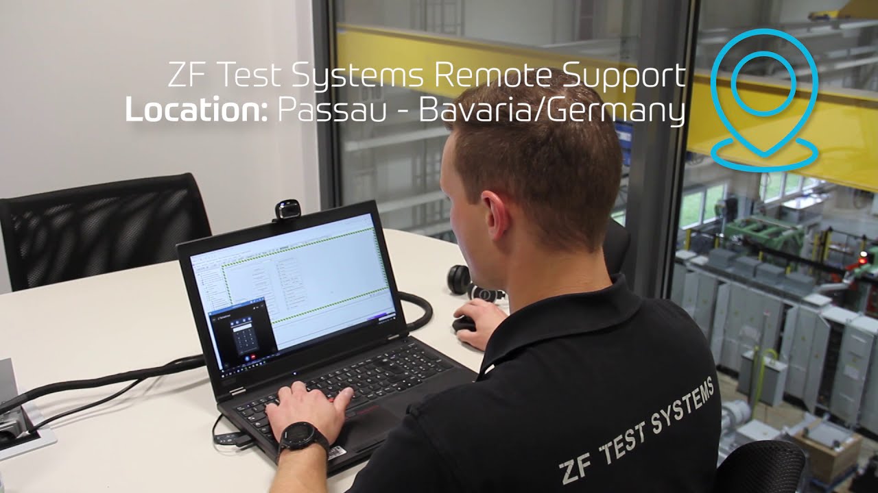 Remote Commissioning and Service @ ZF Test Systems - YouTube