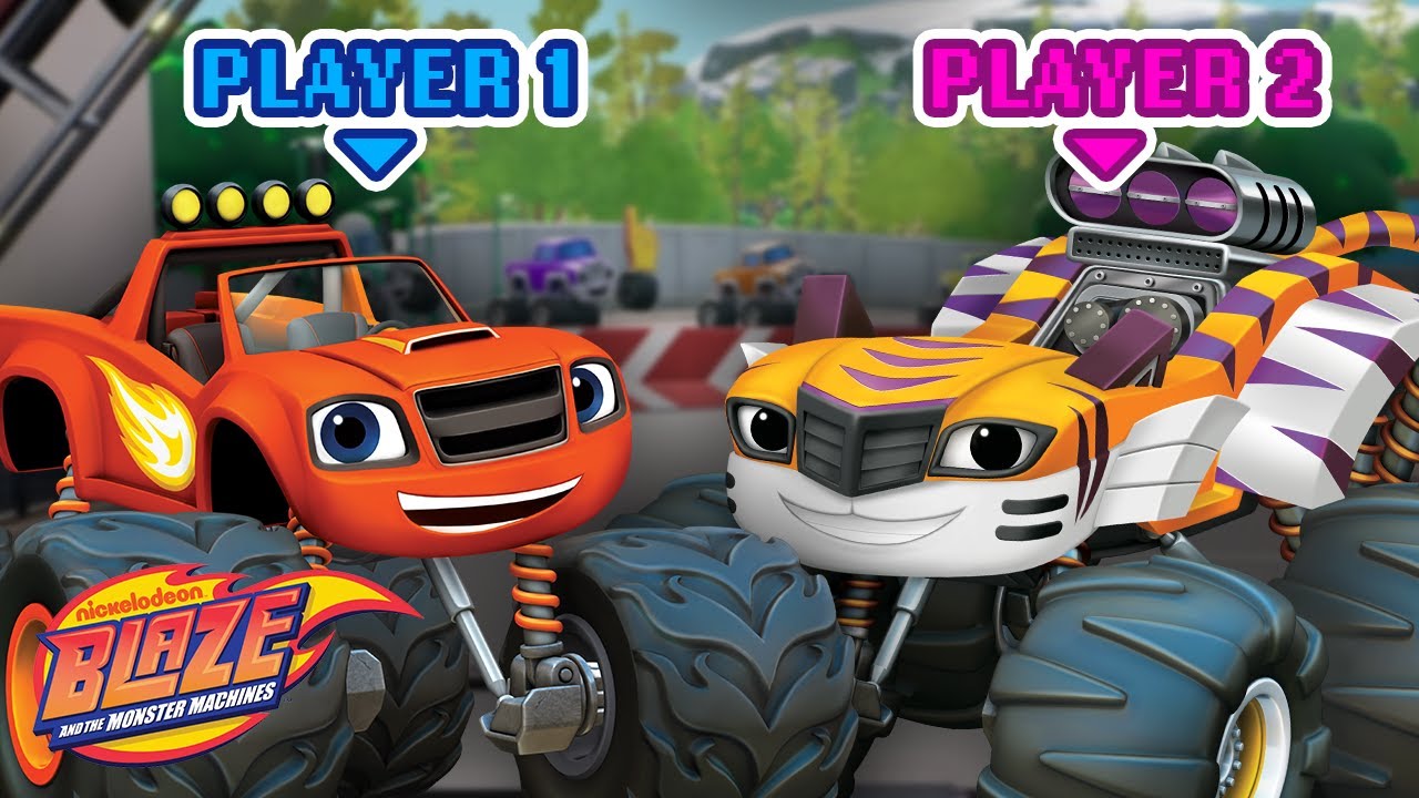 Blaze's Axle City Racers Game w/ Stripes #4 | Racing Games For Kids ...
