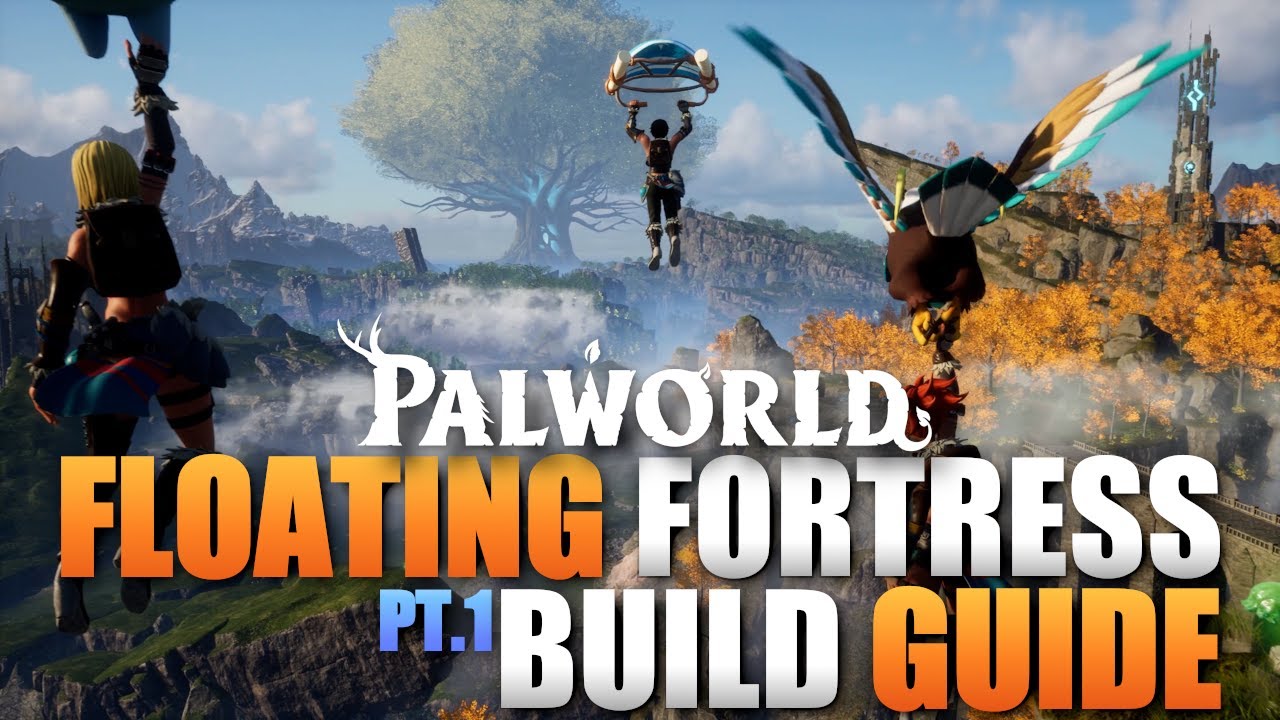 The Ultimate PALWORLD Base - The Floating Fortress! PART 1 - YouTube