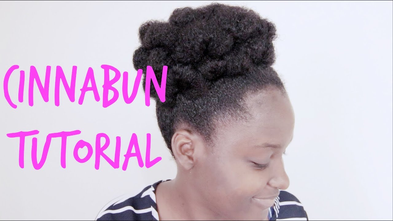 CINNABUN NATURAL HAIR PROTECTIVE STYLE TUTORIAL || mycrownofcurls - YouTube