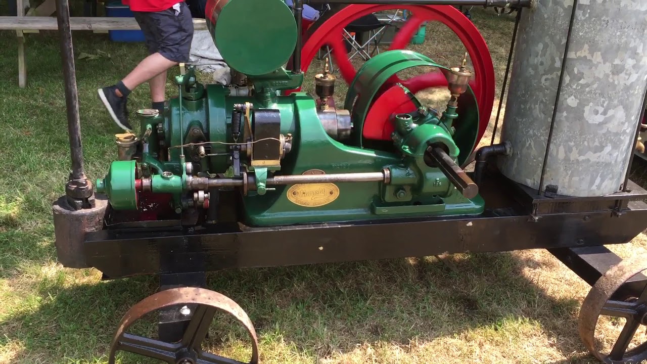 Hornsby IP stationary engine 1921 - YouTube