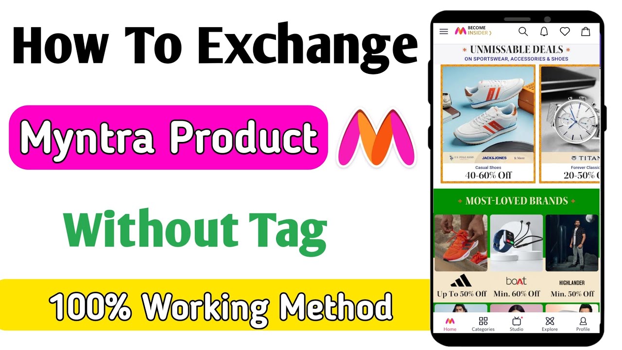 how to exchange myntra product without tag | myntra product exchange ...