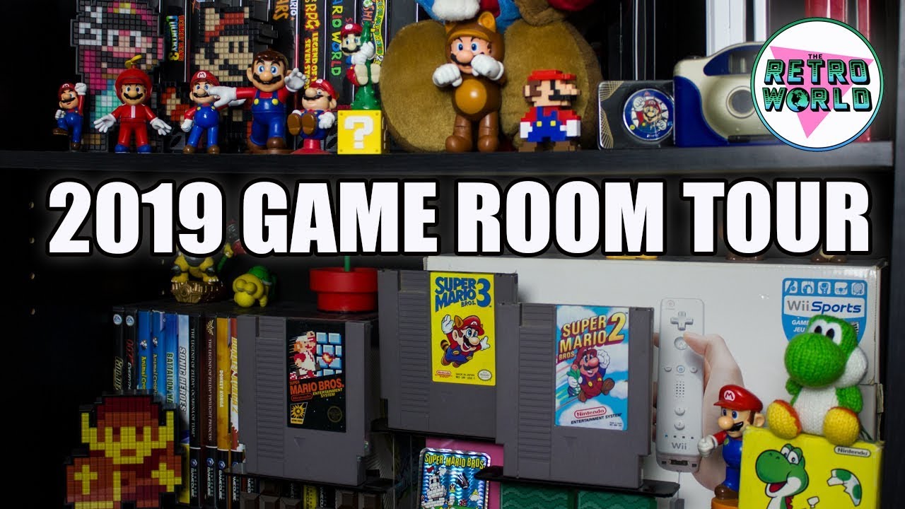 INSANE GAME ROOM TOUR 2019! OVER 400 GAMES! - YouTube