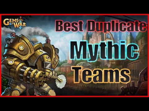 Gems of War Best Duplicate Mythic Teams #gemsofwar #gemsofwarexplore12 ...