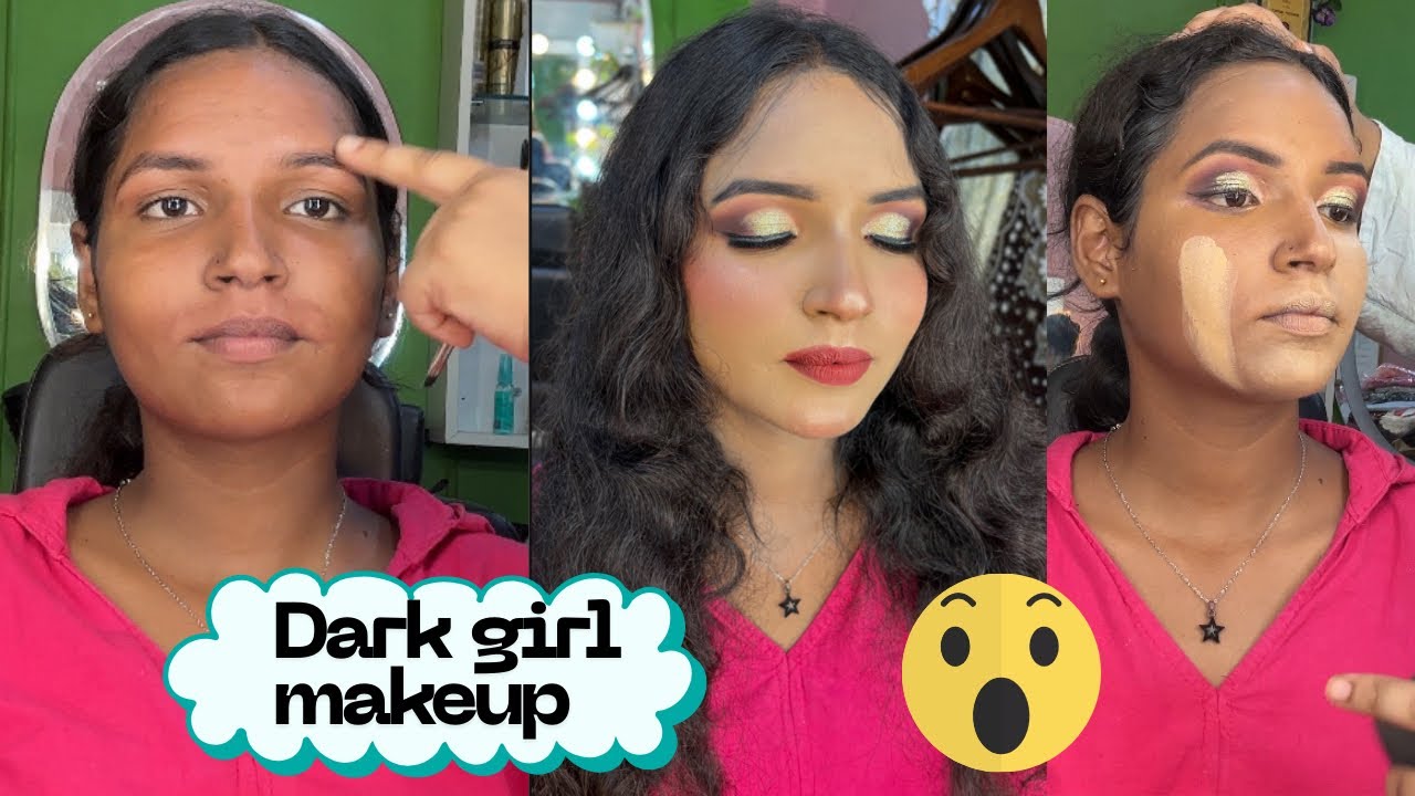 Black Girl Makeup Tutorial | #duskyskinmakeup #waterproofmakeup #RGM ...