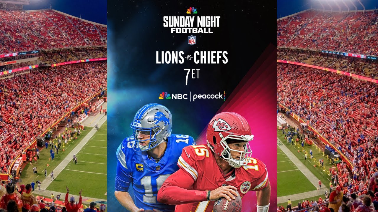 Dinner & Sunday Night Football: Lions @ Chiefs LIVE REACTION ...