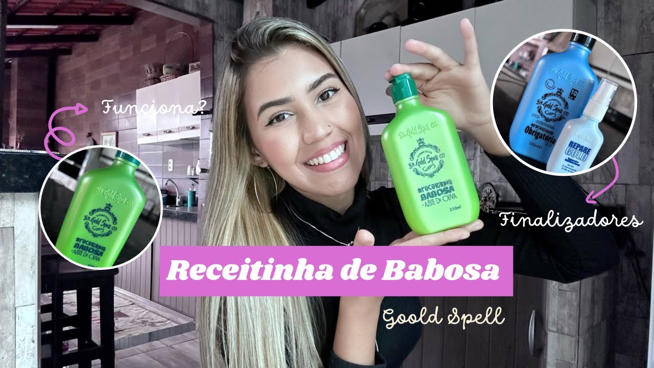 Receitinha de Babosa da GOOLD SPELL, será que funciona? 🤔 - YouTube