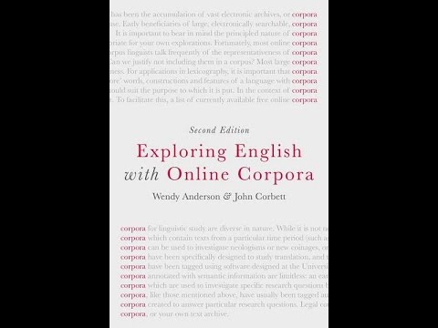 12 Corpora and English Language Teaching - YouTube