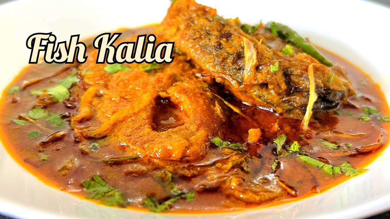 Fish Kalia Recipe | Rui Machher Kalia |Fish Kalia Bengali Style | Fish ...